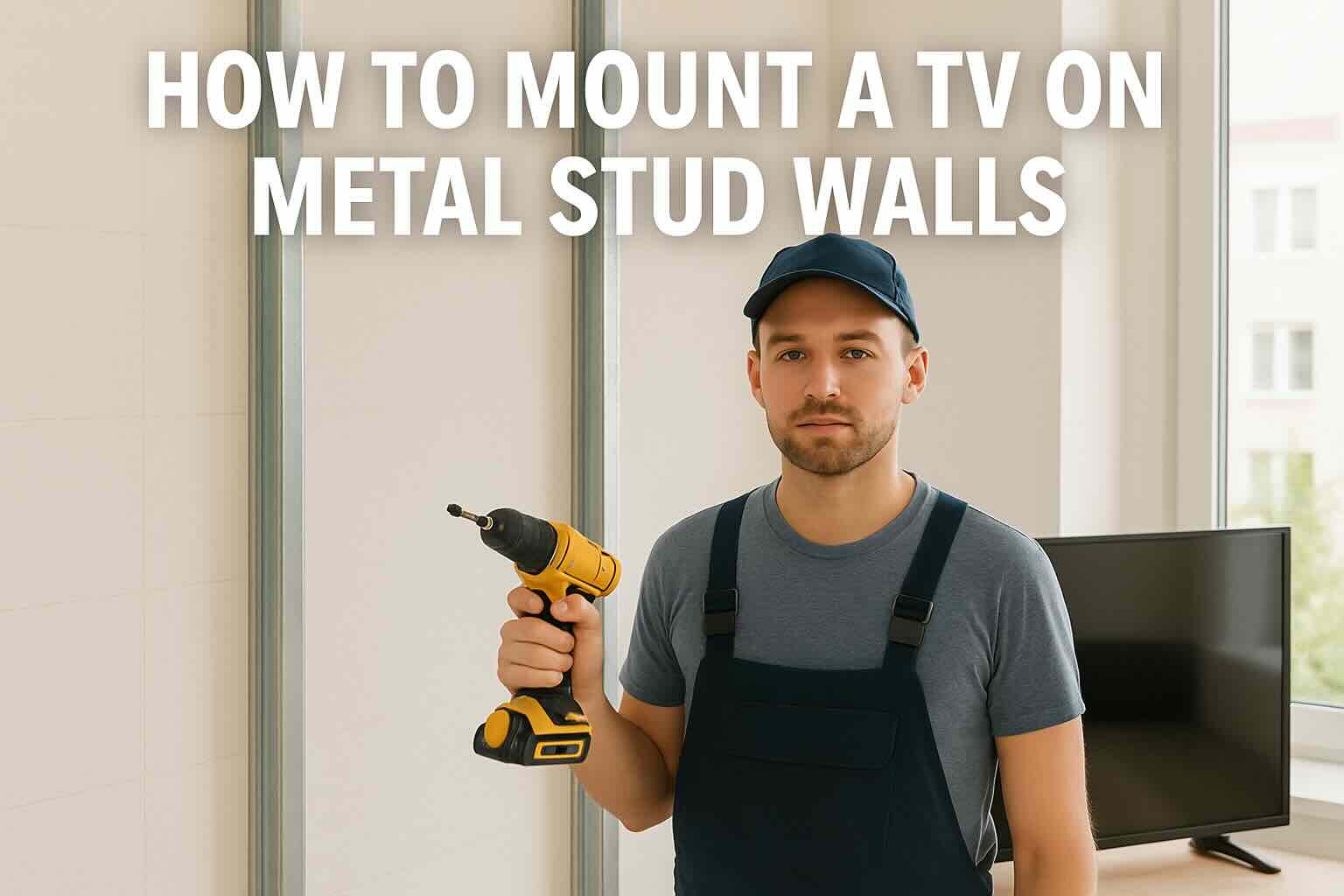 How to Mount a TV on Metal Stud Walls: The Right Way